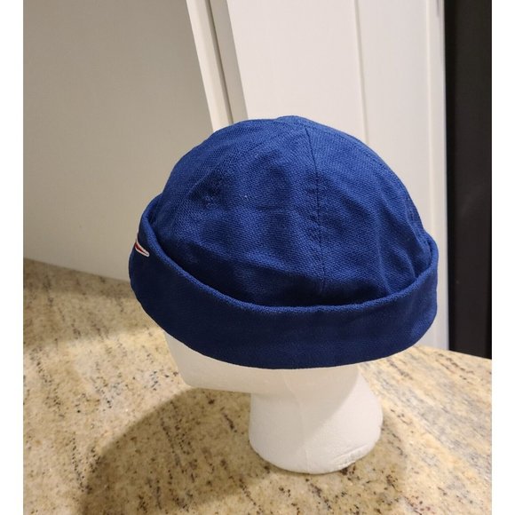 Nike | Accessories | Vintage Nike Cotton Skullcap Blue Xl Brimless ...